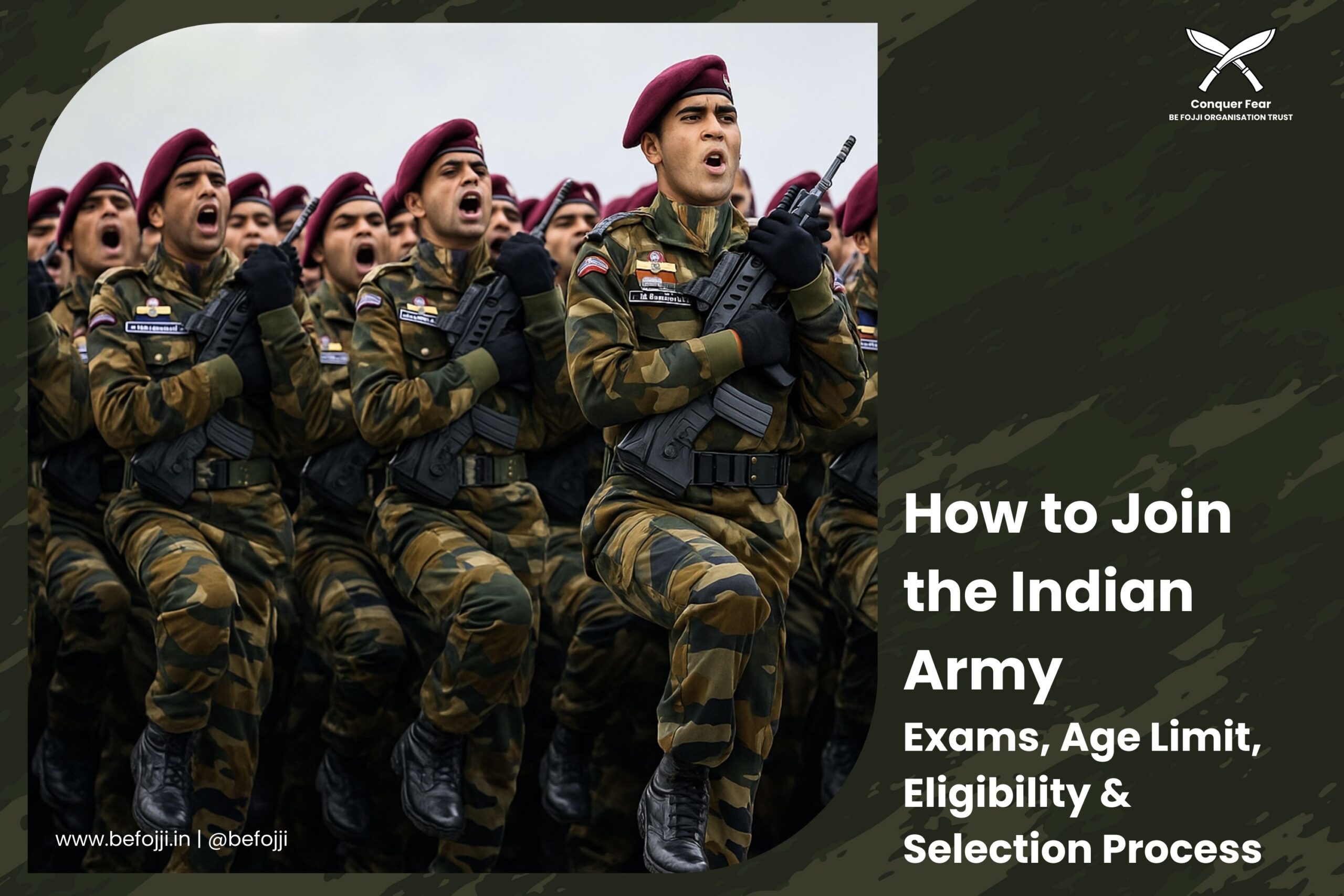 How to Join the Indian Army – Exams, Age Limit, Eligibility & Selection ...